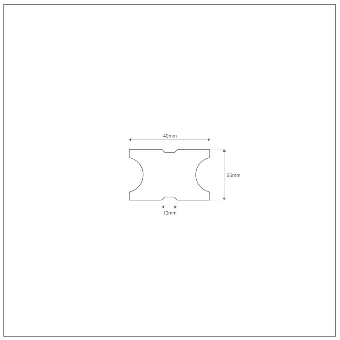 3.6m Composite Cladding & Decking Batten | Husqui®